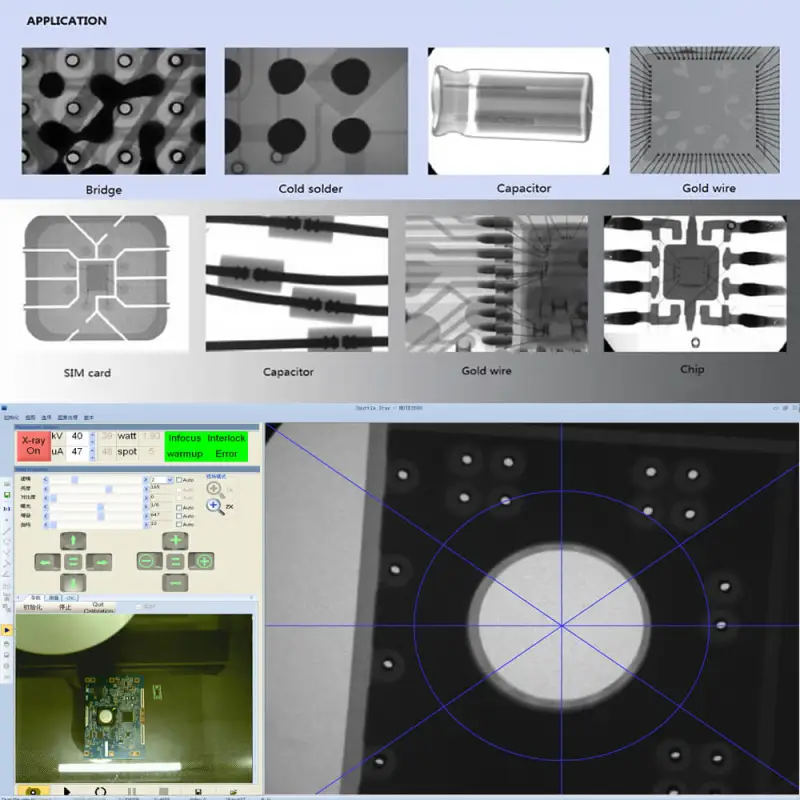 SMD PCB quality X-Ray inspection machine