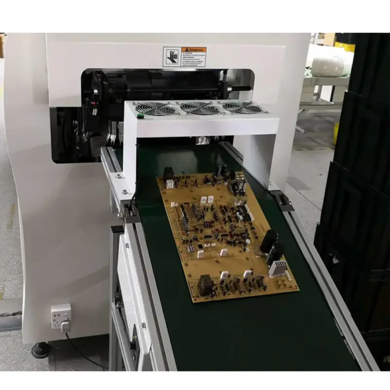 DIP pcb assembly unload conveyor wave solder outfeed conveyor